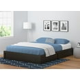 Ameriwood Home Platform Queen Bed Frame, Multiple Colors Available - espresso - Walmart.com