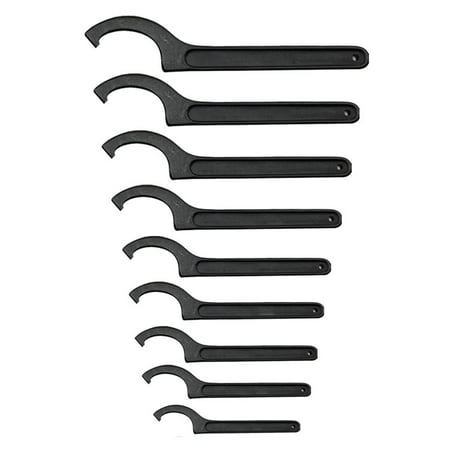 9-Piece ER Hook Wrench Spanner Collet Chuck Open 22mm-78mm for Lathe ...