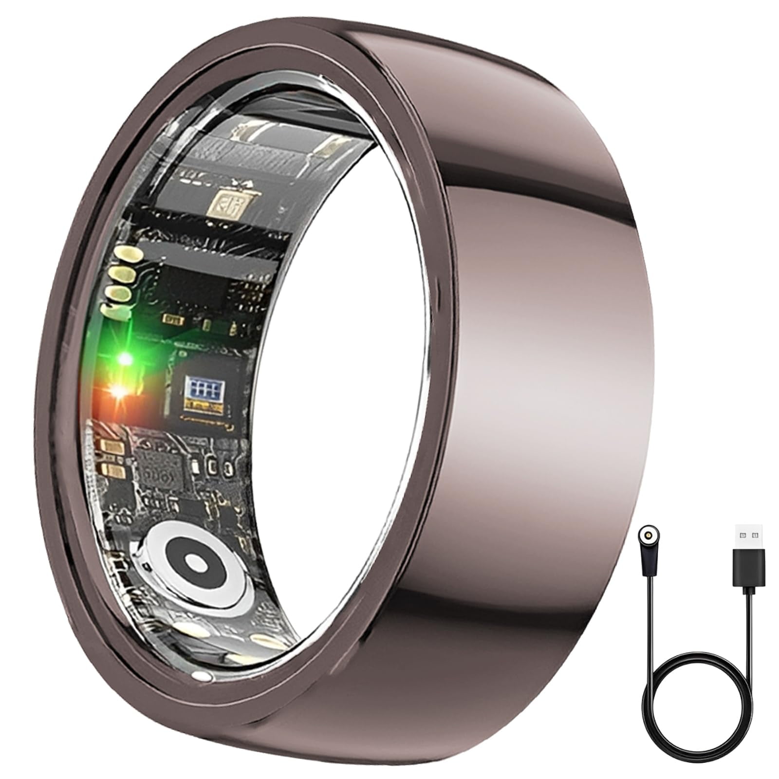 UDUEUD Hombres y Mujeres Rastreador de Smart Ring, Anillo Inteligente ...