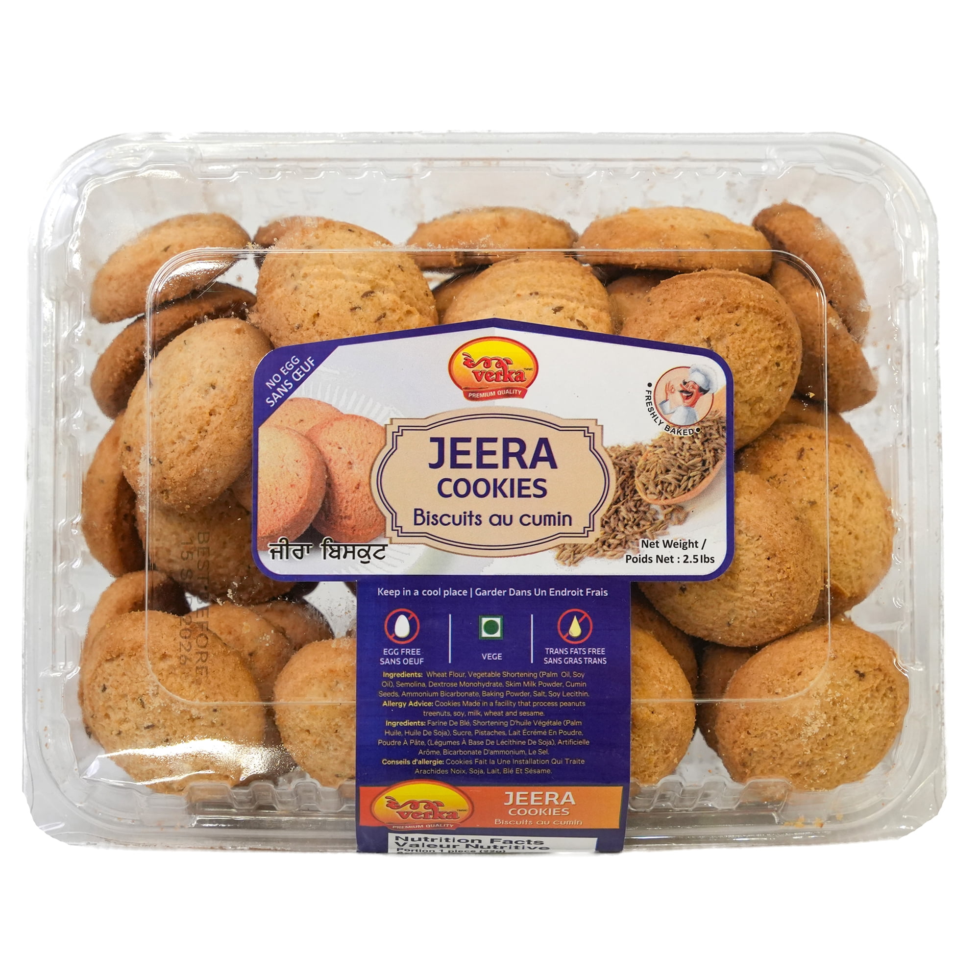 Click here for Verka Jeera Cookies 2.5 Lb prices