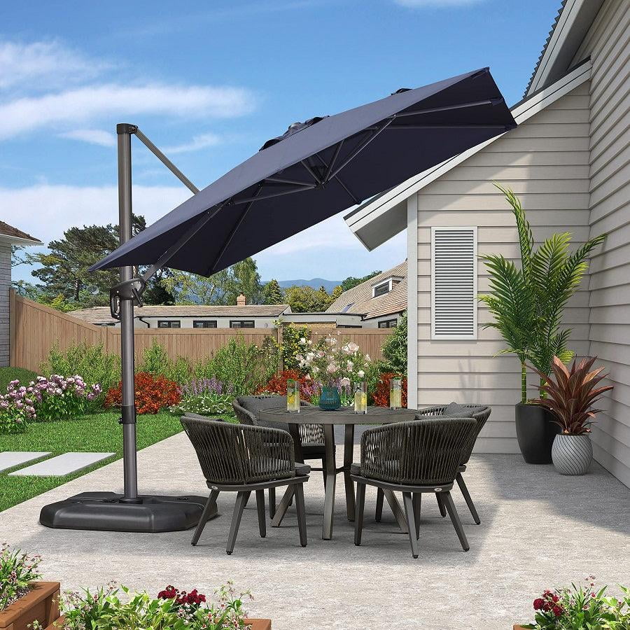 Click here for Purple Leaf 8x8 Ft Cantilever Umbrella Square Outd... prices