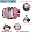 ALAZA Gradient Glitter Pink School Laptop Backpack Travel Bag Casual ...