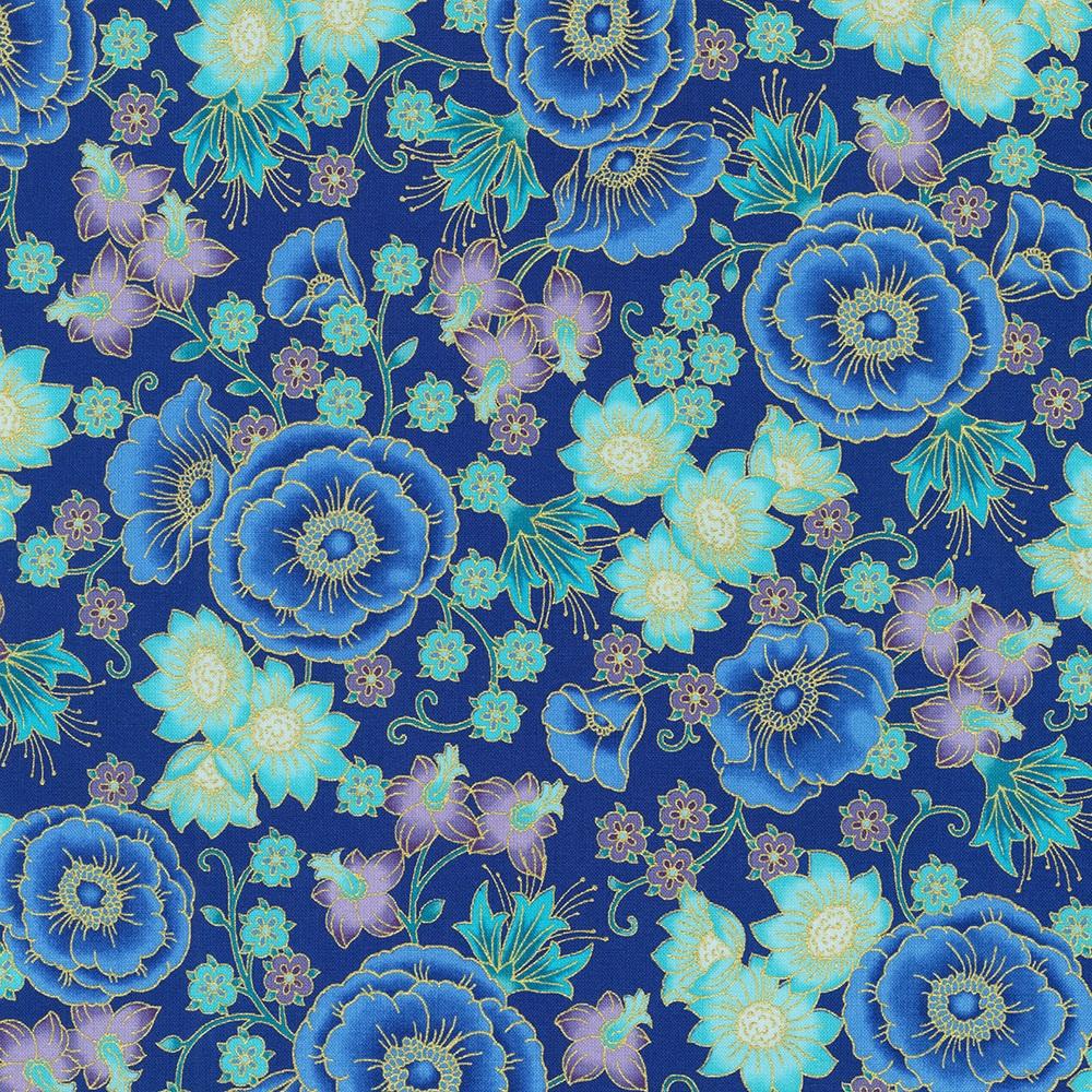 Cotton fabric Florentine Garden Jewel Sewing & Fiber Fabric Sewing ...