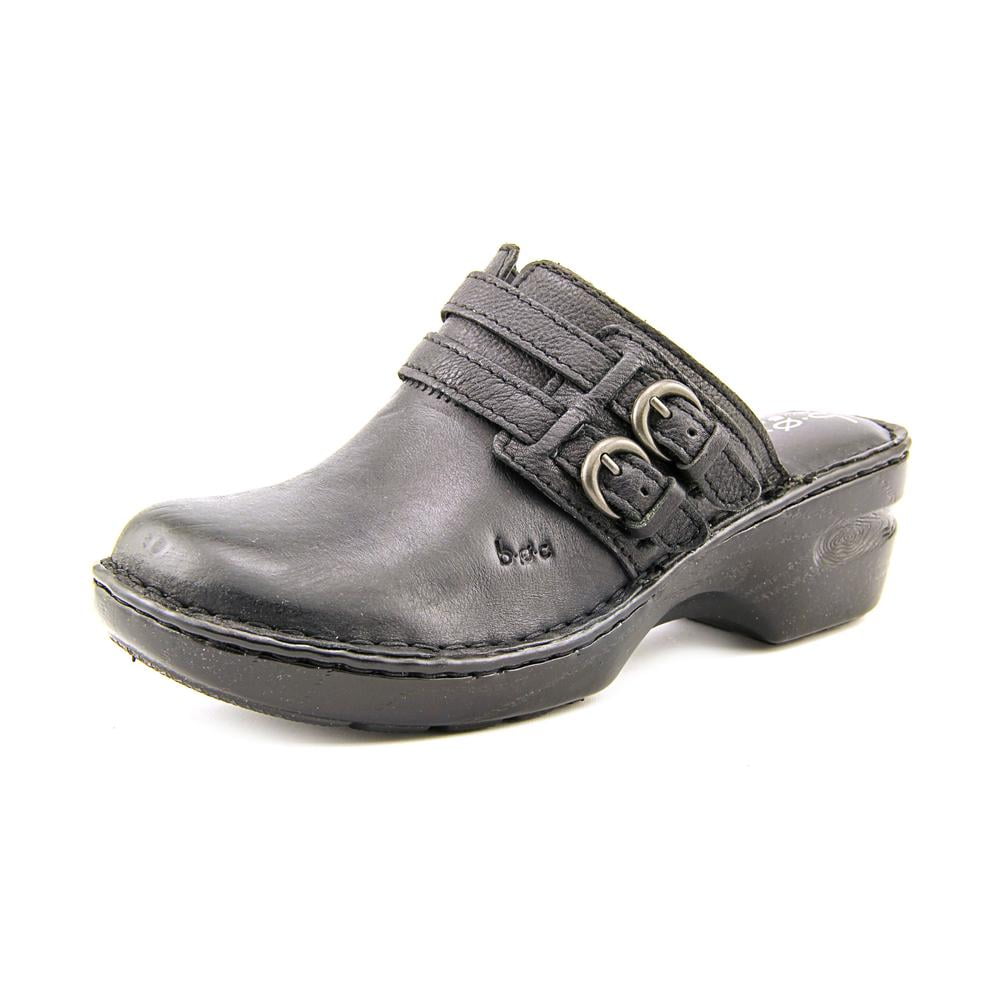 Born - Womens BOC Born Aderyn Buckle Accent Clogs, Black - Walmart.com ...