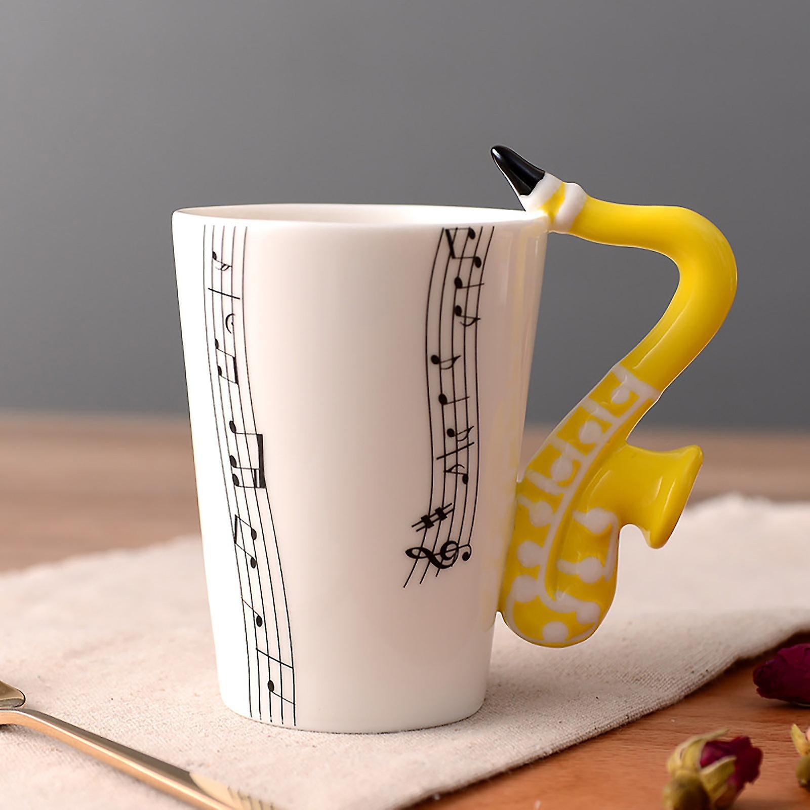 Musician Coffee Mugs: Music Notes Novelty Design Ceramic Mugs | Walmart ...
