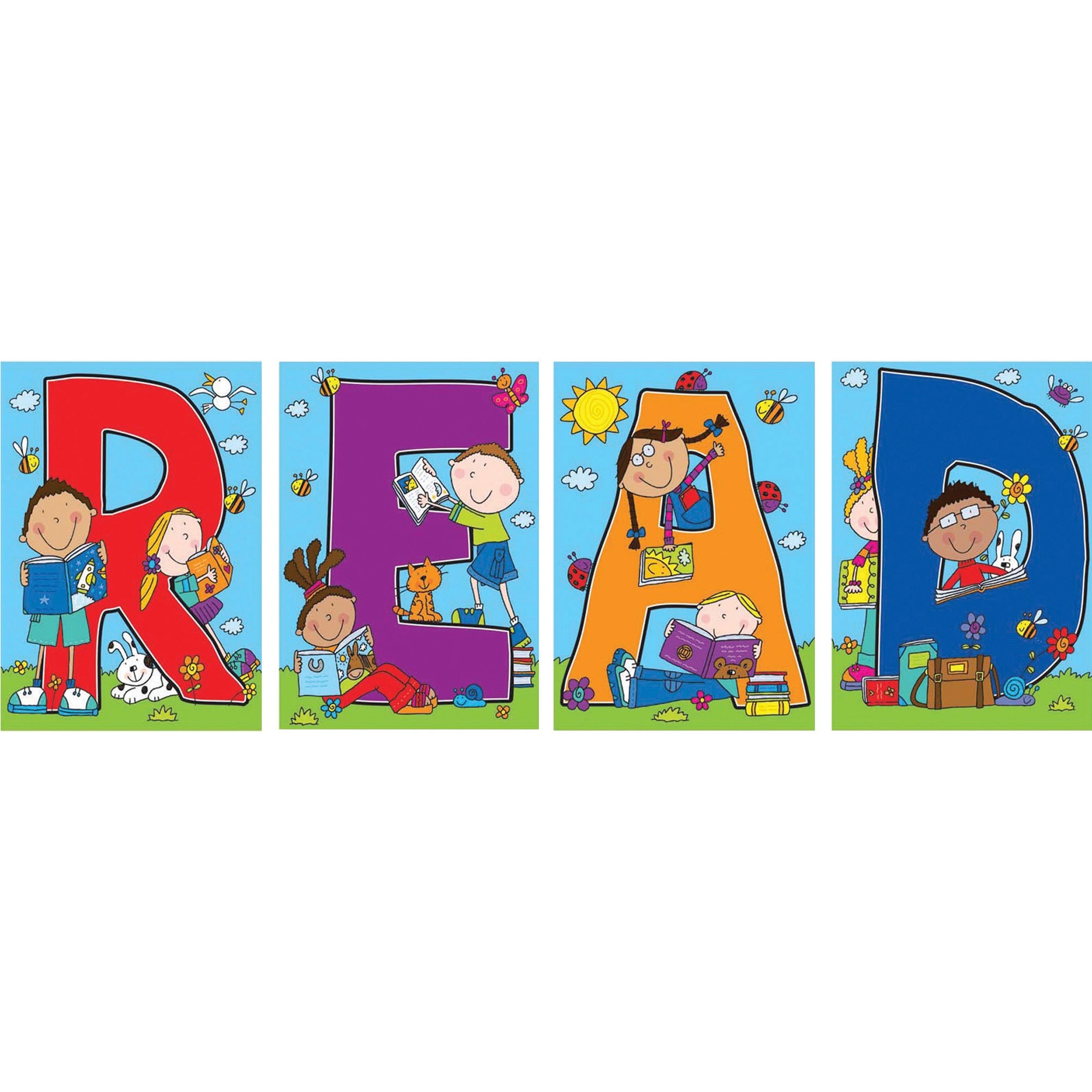 Carson "READ" Bulletin Board Decoration Set - Walmart.com