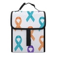 8.3×9.8in Insulated Lunch Bag Leak-Proof And Easy To Clean Zipper ...