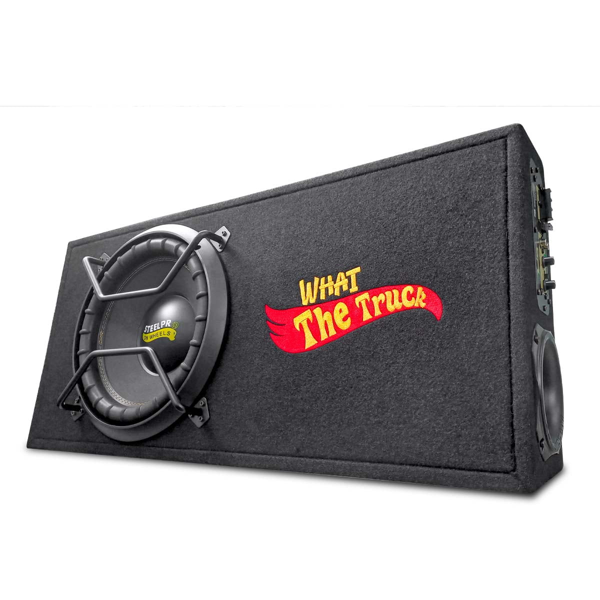 Cajón Subwoofer Amplificado 12puLG Spl Alta Presión Steelpro Color ...