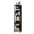 Free Shipping! Dextrus 5-Tier Industrial Bookshelf, Tall Narrow ...