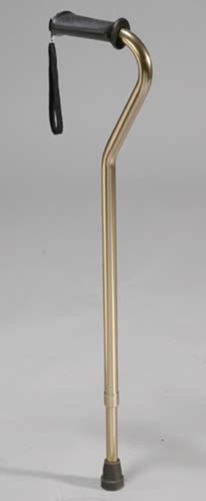 Ortho Grip Offset Cane Aluminum-Bronze - Walmart.com