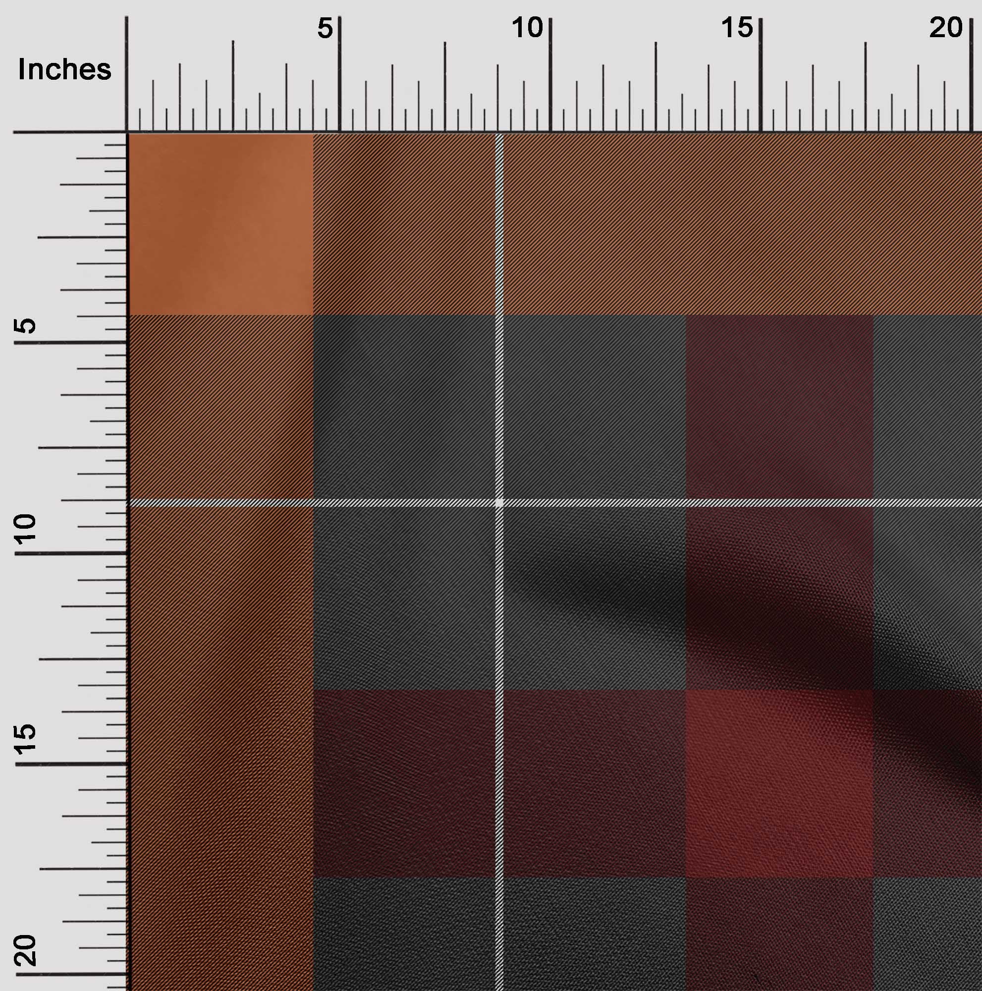 oneOone Viscose Chiffon Fabric Tartan Check Print Fabric By The Yard 42 ...