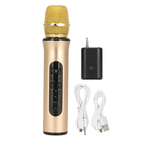 Wireless Mic, Wireless Microphone Comfortable Multifunction Buttons ...
