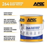 APOC Gloss White Elastomeric Roof Sealant 1 gal - Walmart.com
