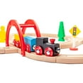 Maxim Kids Railway Wooden Train Set (40 Pieces) Play Train Set ...