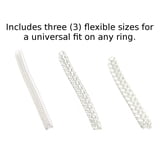 Captain O-Ring Easy Ring Adjusters, Hypoallergenic PVC, 3 Sizes ...