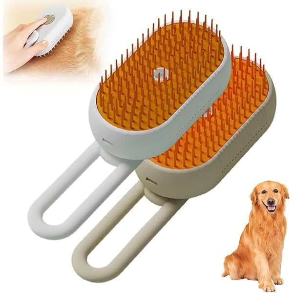 Click here for 829 3-In-1 Steam Brush For Dogs And Cats 2025 New... prices