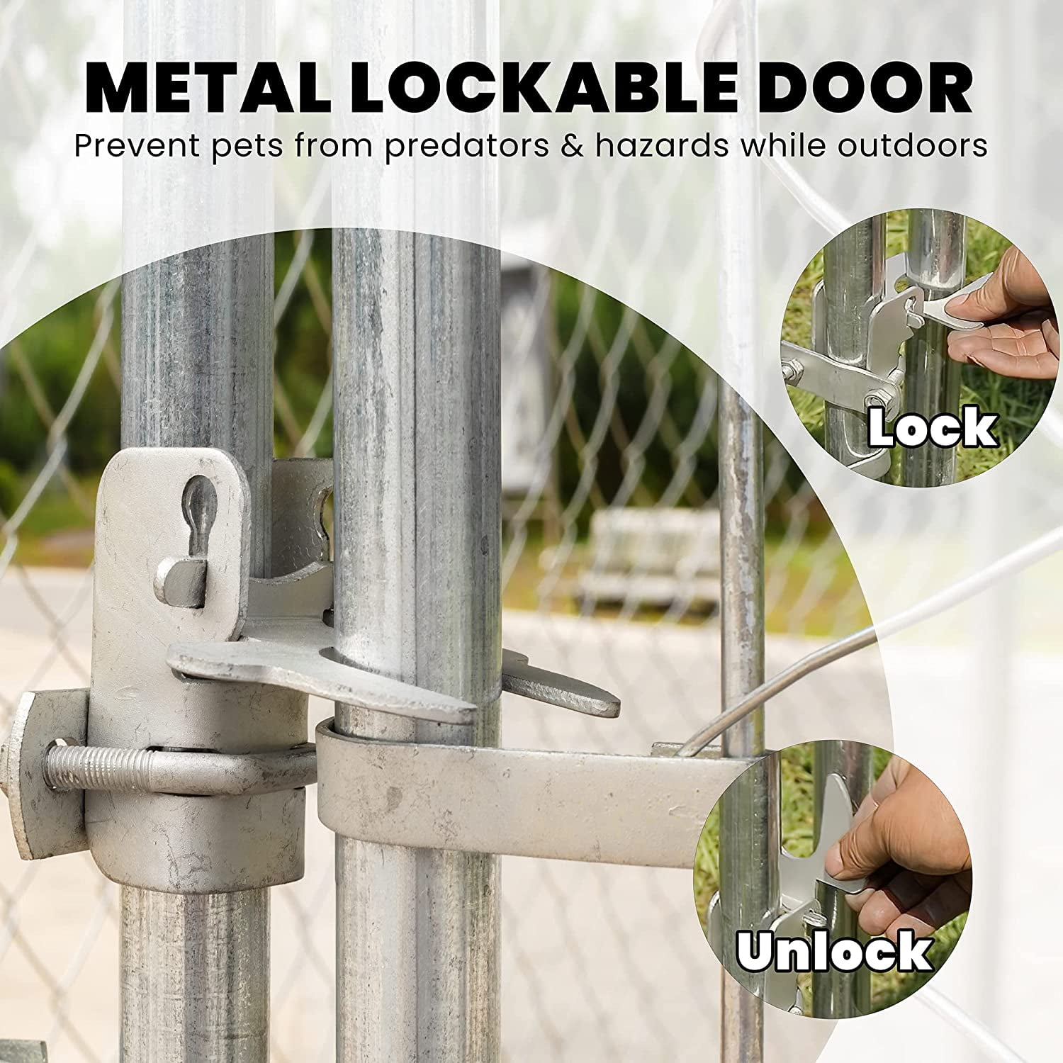 Chain Link Fence Gate Lock