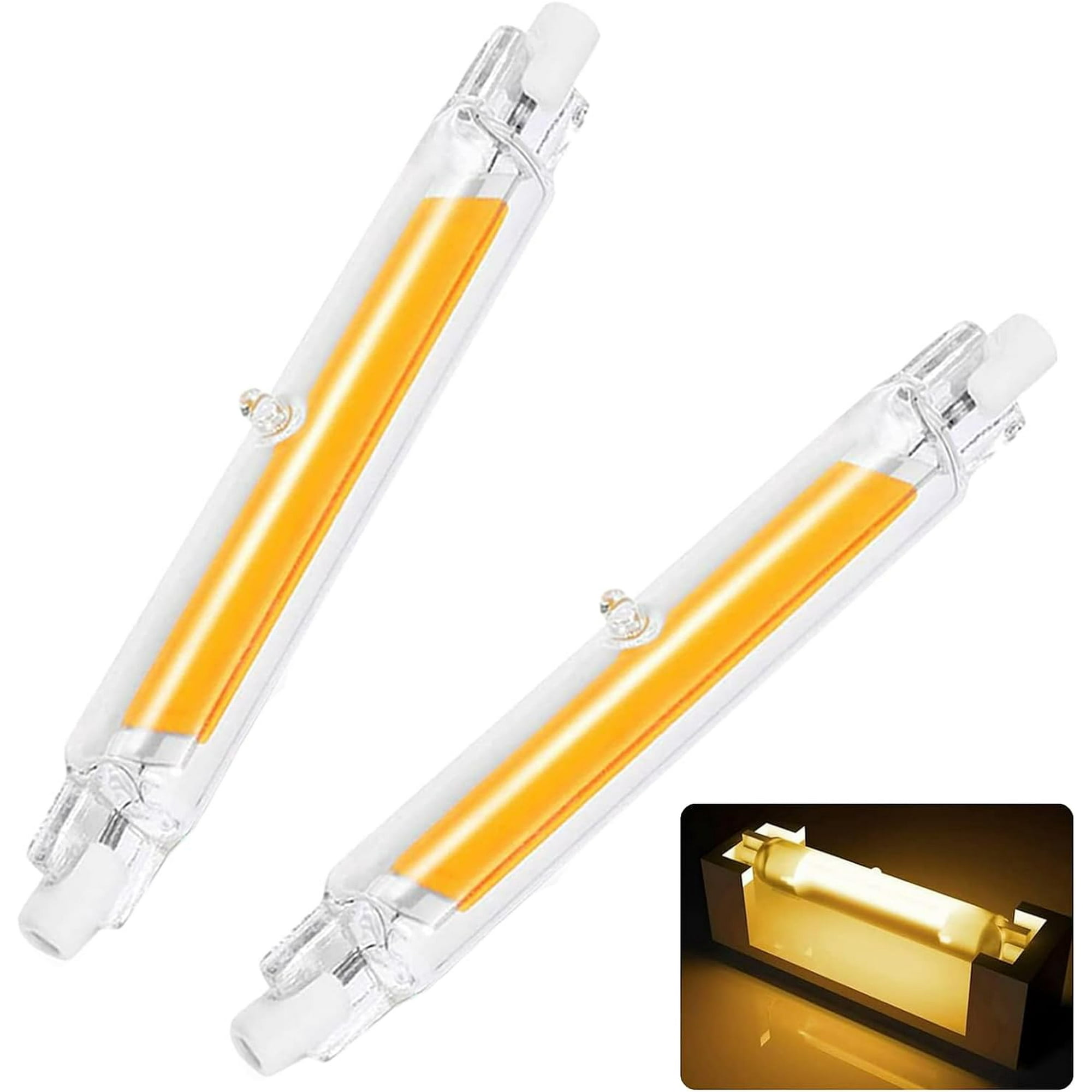 Shen Zhen Shi Qing GE Ke Ji R7s 78mm Led Bulb Dimmable R7s 78mm Led Bulb 10w Equivalent To R7s 100w Warm White 360 Beam Lighting Pack Of 2 Warm Whi