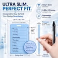 Vertical Erasable Badge Note, Reusable Silicone Erasable Badge Notepad ...