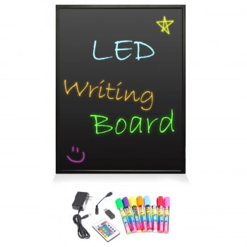 Pyle Home Erasable Illuminated LED Writing Board with Remote Control ...