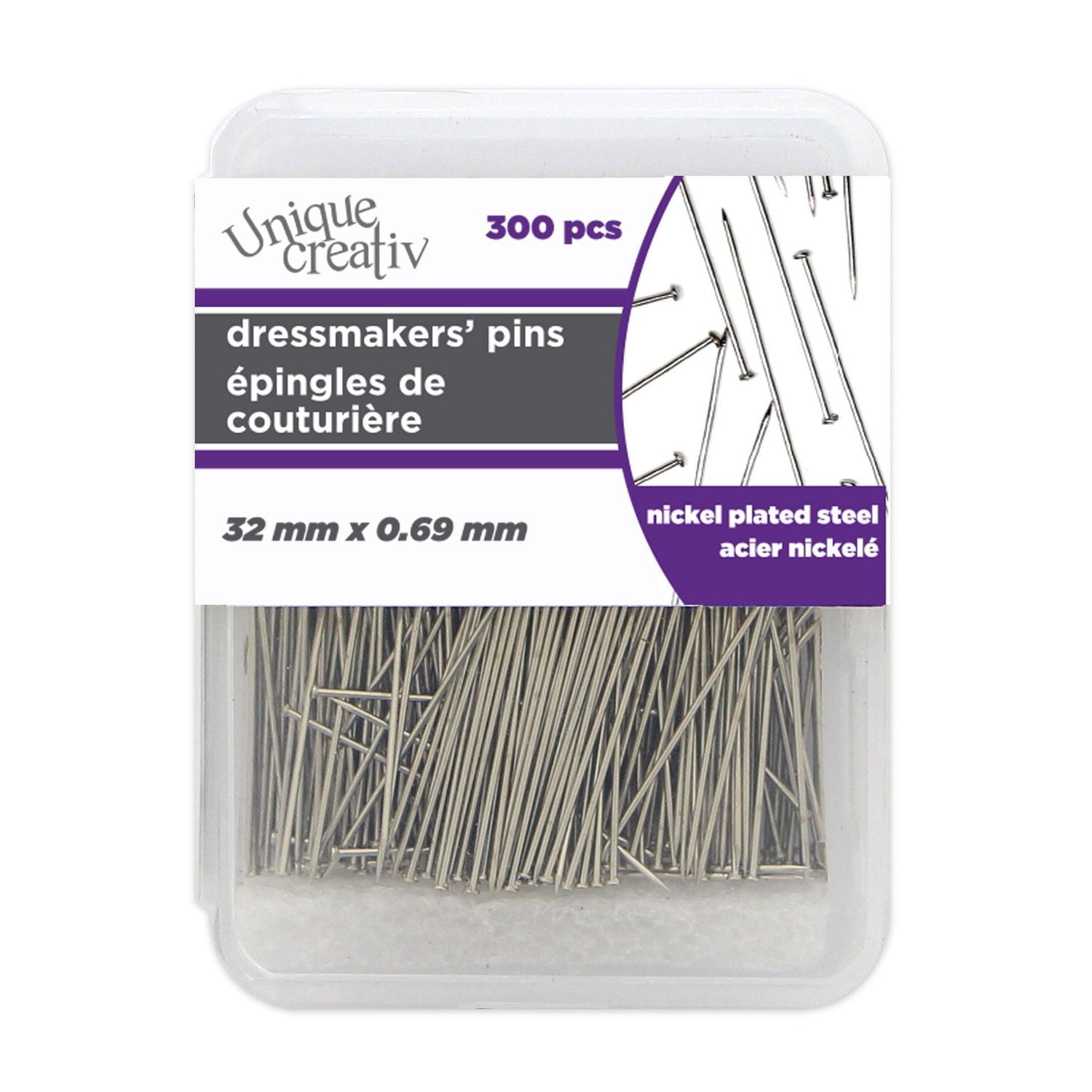 Click here for Unique Creativ Dressmakers Ball Point Pins - 32 Mm... prices