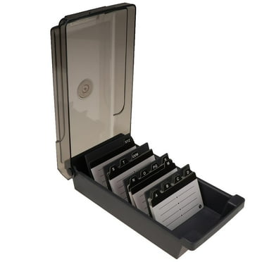 "MaxGear Business Card Storage Organizer for Desk, 500 Card Capacity (2 ...