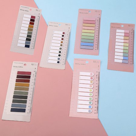 1200 Pcs Sticky Index Tabs For Annotating Books, Writable Page Sticky ...