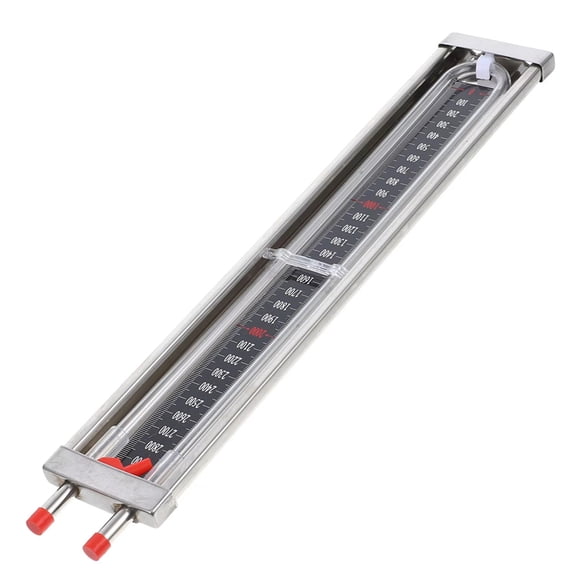 RENACLIPY U Shaped Stainless Steel Water Manometer Differential ...