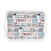 Camco Melamine RV Serving Tray with Map Design - Perfect for Picnic ...