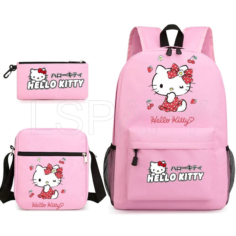 Click here for Zm Hello Kitty Girls Backpack Beautiful Rucksack S... prices