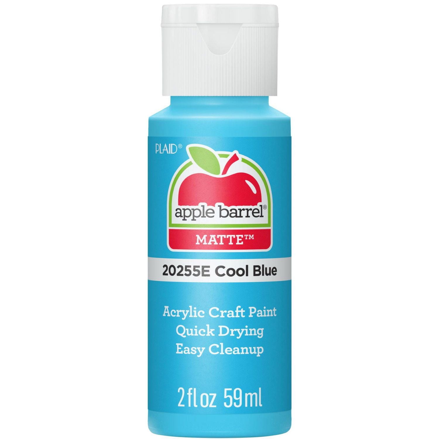 Apple Barrel Colors, 2 oz., Cool Blue, 2 oz Matte Acrylic Paint ...