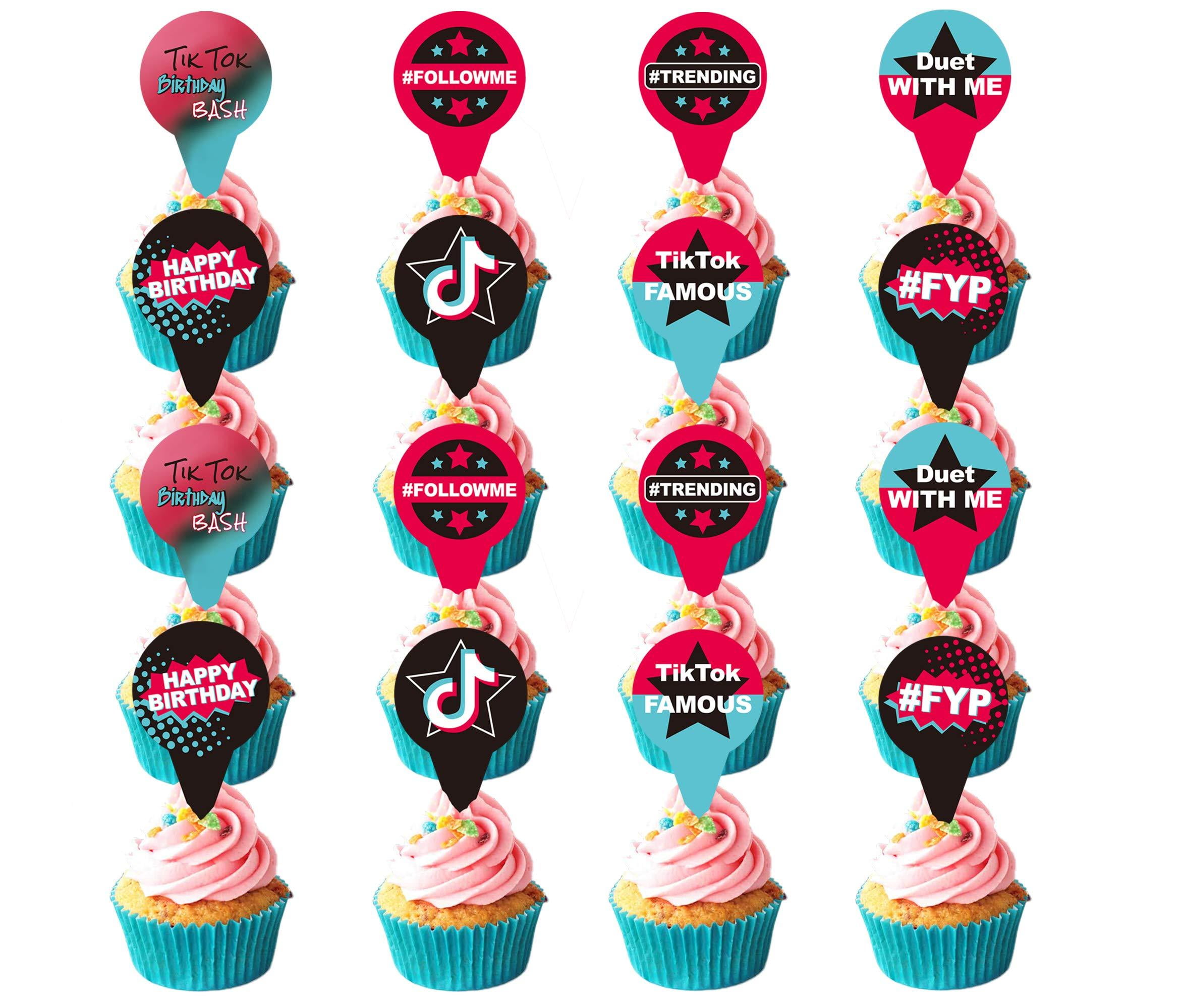 40pcs Music Cupcake Toppers Music Birthday Party Decorations Music 40pcs-music-cupcake-toppers-music-birthday-party-decorations-music