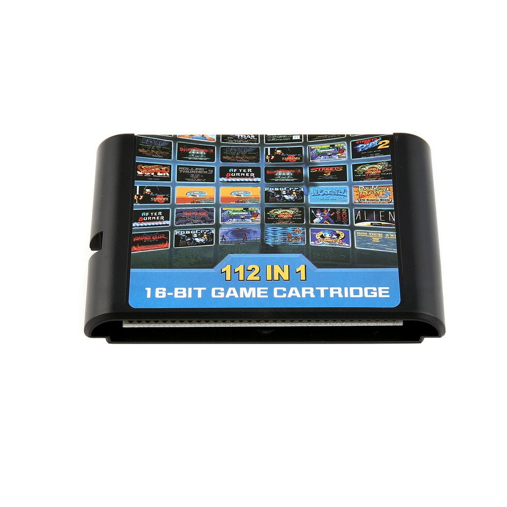 112 In One Game Cartridge Portable Game Card For Retroad Sega Genesis ...