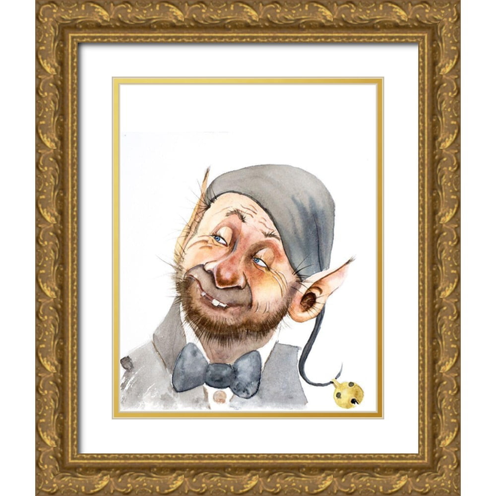 Shefranov, Olga 12x14 Gold Ornate Wood Framed with Double Matting ...