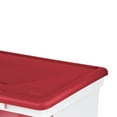 Sterilite Clear Christmas Light and Garland Holiday Storage Container ...