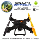 Vivitar VTI 360 Skyview Wi-Fi HD Drone with GPS and 16 Mega Pixel ...