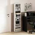 HOMESTOCK Adjustable Shelves Multimedia Storage Tower, 8 Tier - Walmart.com