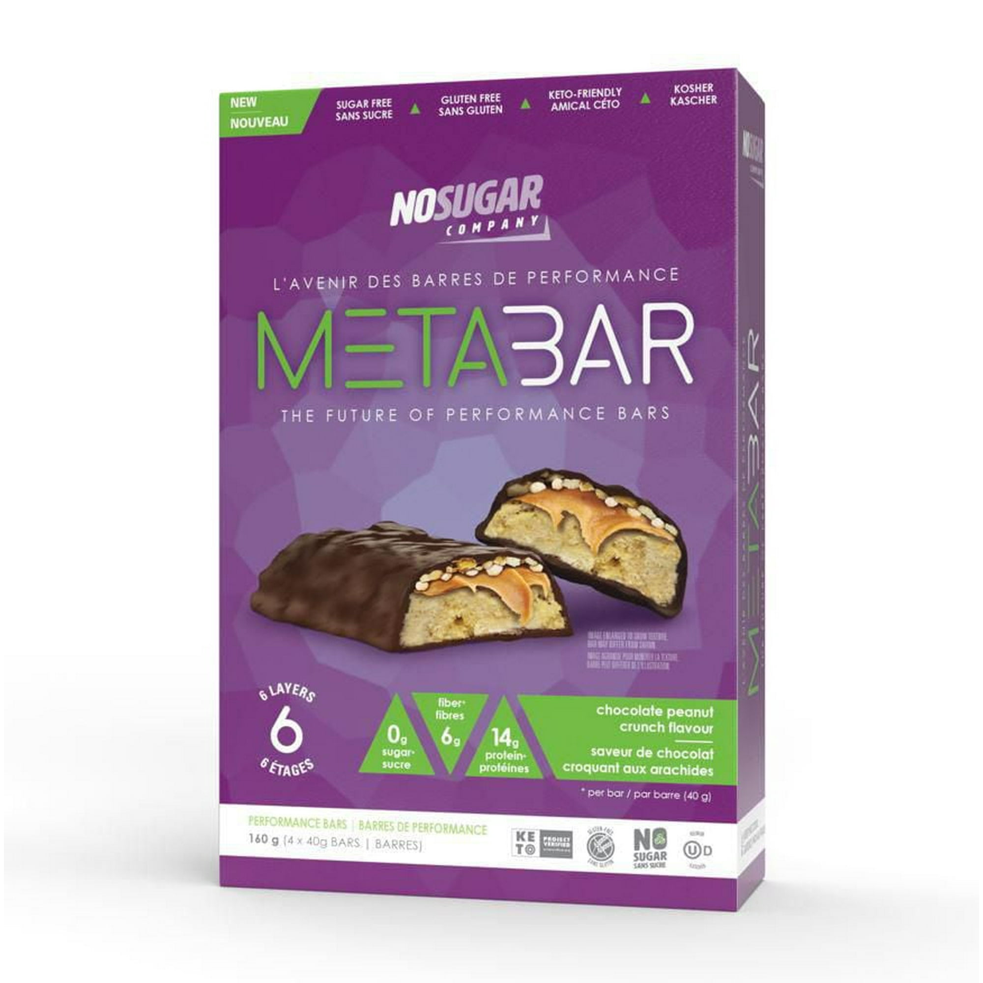 Click here for No Sugar Company No Sugar Metabar Chocolate Peanut... prices