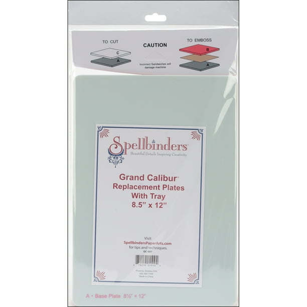 Spellbinders Grand Calibur Replacement Plates-8.5"X12" - Walmart.ca