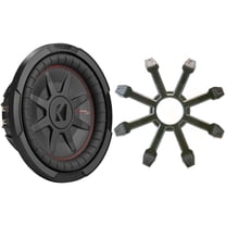 Kicker 48CWRT102 CompRT 10" Subwoofer, DVC, 2-ohm - Includes Grill ...