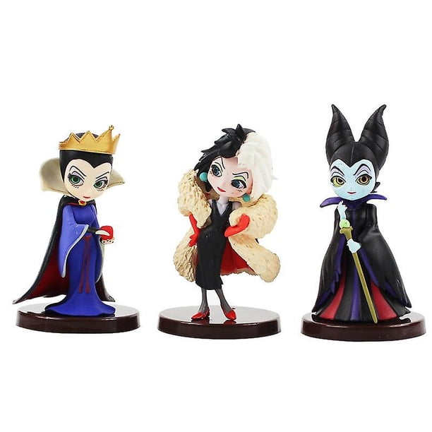 Disney 3pcs Q Posket Petit Villains Set Descendants 2 Maleficent ...