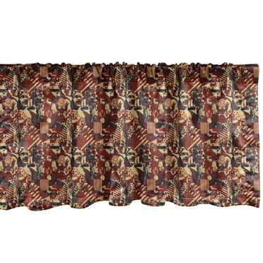 VHC Brands Abilene, Cotton, 16x60, Star Valance, Tan - Walmart.com