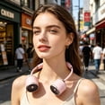 Outdoor Neck Fans, Portable Handsfree Usb Rechargeable Wearable Hanging ...