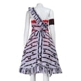 Adult Women Alice Style Red Dress Set with Apron-Like Design Vintage ...