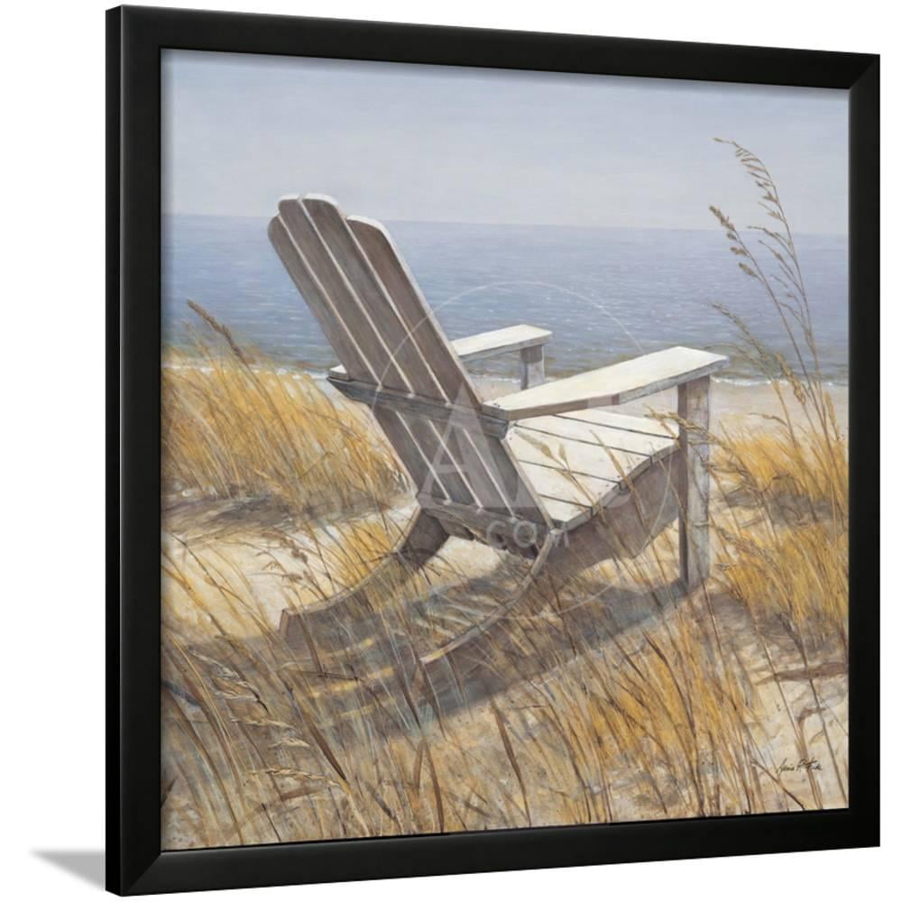 Shoreline Chair, Framed Art Print Wall Art by Arnie Fisk Sold by Art ...