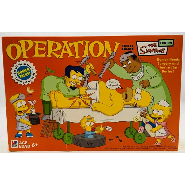 Simpsons Operation Game - 2005 - Milton Bradley - Great Condition ...
