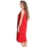 Just Love Short Sleeve Nightgown Sleep Dress for Women (Red - Woke Up ...