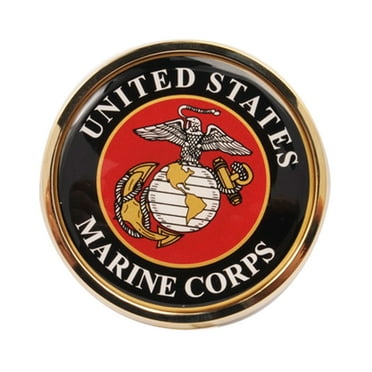USMC ENLISTED EGA ROUND EMBLEM MAGNET INSIGNIA 4"x4" MARINE CORPS ...
