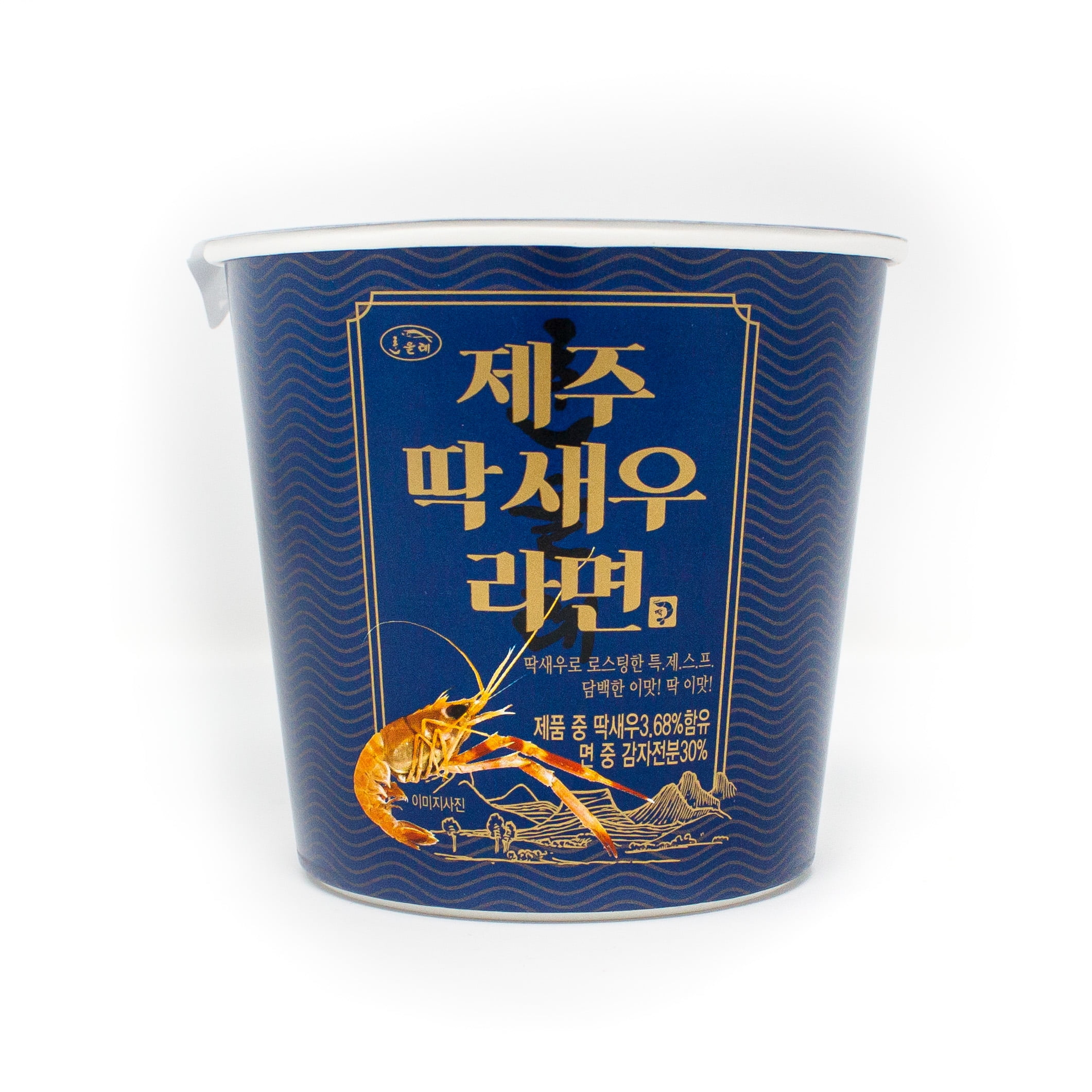 Korean Red-banded Lobster Ramen, Noodle Soup, Spicy Seafood Flavor, 2.4 ...