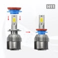 Unique Bargains 2pcs H11 LED Headlight Adapter Base Bulb Sockets ...